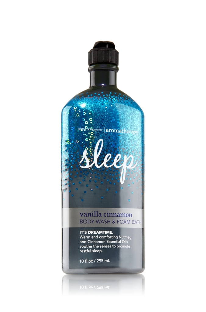 Bath & Body Works Sleep - Vanilla Cinnamon Aromatherapy Body Wash ...