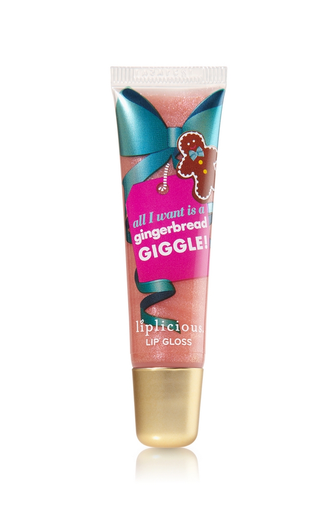 Bath & Body Works Gingerbread Giggle Liplicious All I Want Lip Gloss ...
