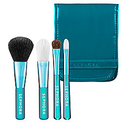 SEPHORA COLLECTION Hot Hues Bright Mini Brush Set | Tools | BeautyAlmanac