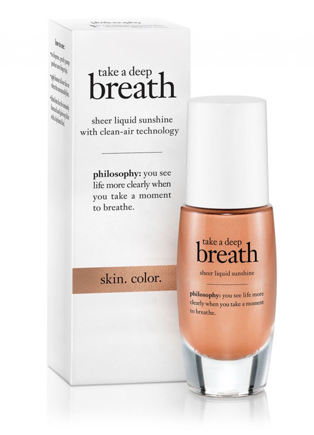 Philosophy take a deep breath sheer liquid sunshine with clean-air ...