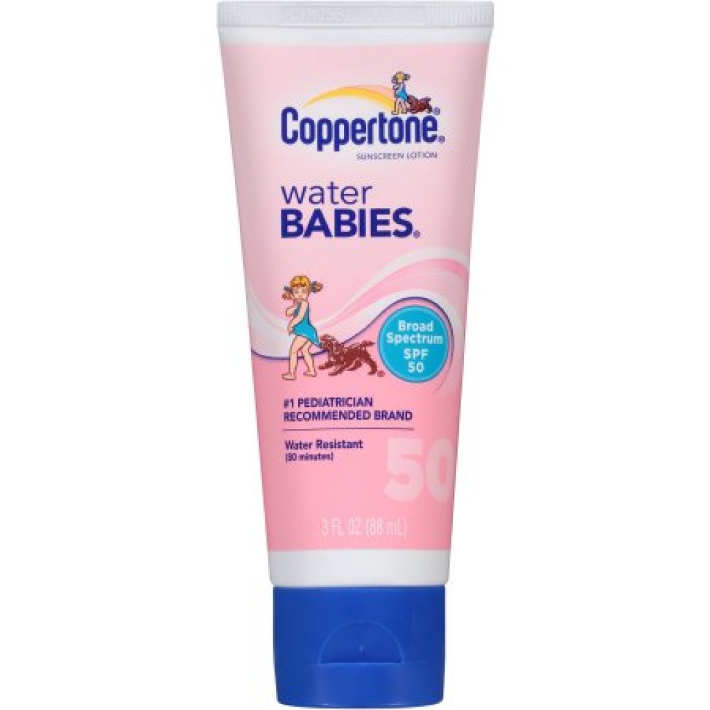 Coppertone Water Babies Sunscreen Lotion, SPF 50 | Skin Care ...
