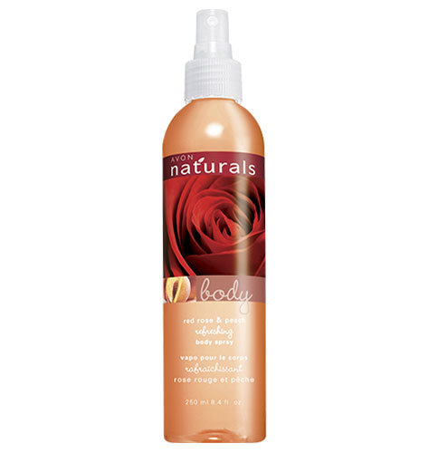 Avon NATURALS Red Rose & Peach Refreshing Body Spray | Bath & Body ...