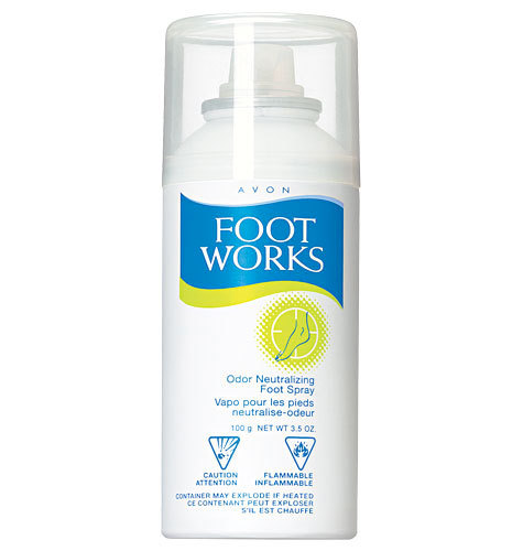 Avon Foot Works Odor Neutralizing Foot Spray | Bath & Body | BeautyAlmanac