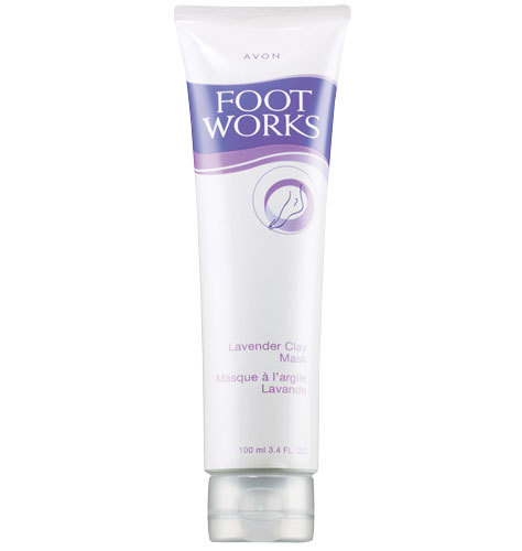 Avon Foot Works Lavender Clay Mask | Bath & Body | BeautyAlmanac