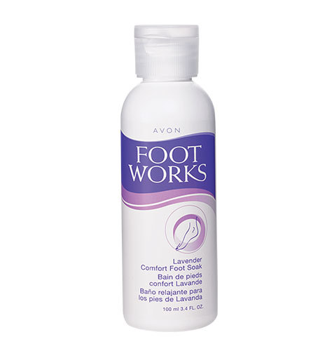 Avon Foot Works Lavender Comfort Foot Soak | Bath & Body | BeautyAlmanac