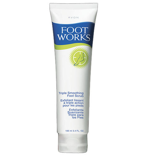 Avon Foot Works Triple Smoothing Foot Scrub | Bath & Body | BeautyAlmanac