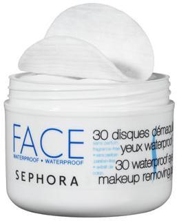 SEPHORA COLLECTION FACE 30 Waterproof Eye Makeup Removing Pads | Makeup ...