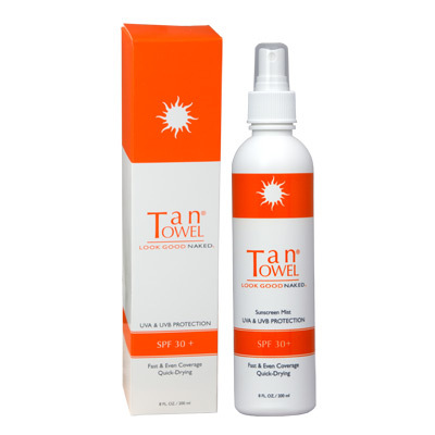TanTowel SPF Mist 30 8 oz | Skin Care | BeautyAlmanac