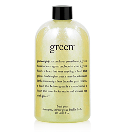 Philosophy Green® Fresh Pear Shampoo, Shower Gel & Bubble Bath | Bath ...