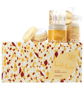 Arbonne Vanilla Amber Gift Set | Bath & Body | BeautyAlmanac