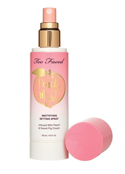 Too Faced Peach Mist Mattifying Setting Spray | Makeup | BeautyAlmanac