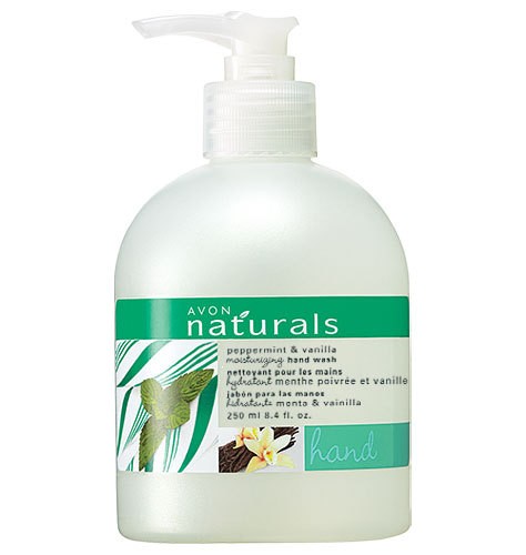Avon NATURALS Peppermint & Vanilla Moisturizing Hand Wash | Bath & Body ...
