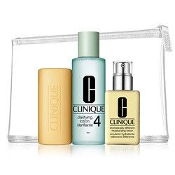 Clinique 3-Step Kit with Facial Soap- Combination Oily Oily Skin Types ...