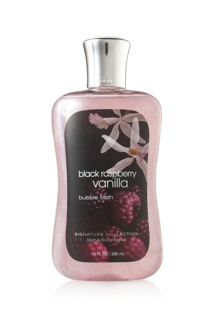 Bath & Body Works Black Raspberry Vanilla Signature Collection Bubble ...