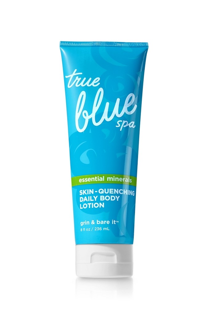 Bath And Body Works True Blue Spa Skin Quenching Daily Body Lotion Grin